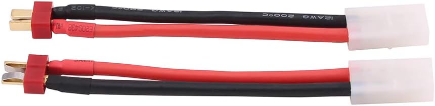 OliRC 3pcs Deans Style T-Plug Male to Big Tamiya Female Connector ...