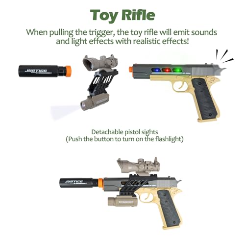 Snapklik.com : Kids Army Costume, 12 PCS Military Soldier Combat Dress ...