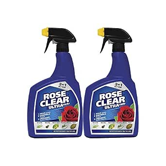 Rose Clear Ultra Gun Fungicide & Insecticide Spray 1 Litre Fights ...
