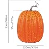 Amazon.com: Large Fake Pumpkins for Decorating Big Decorative Foam ...