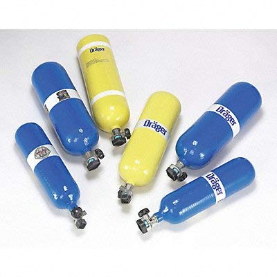 Draeger Safety 4055699 Scab Cylinder with Valve, 60 Min, 20" Height, 20 ...