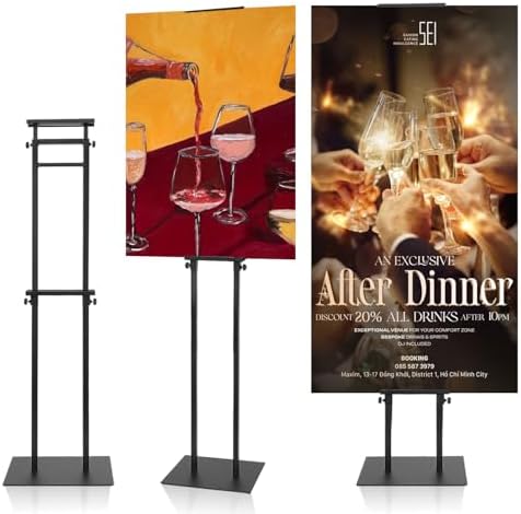 Amazon.com: ZCHEN Poster Board Display Stand, Heavy Duty Pedestal ...