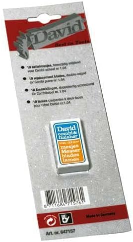 DAVID PLANE COMBI & FINISHER REPLACEMENT BLADES (PACK OF 10) DOUBLE ...