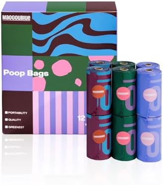 Poop Bags for Dogs Jasmine Scented Dog Poop Bags Rolls Leak Proof Extra ...