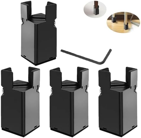 Amazon.com: Table Leg Risers Heavy Duty for Desk Table and Chair Couch ...