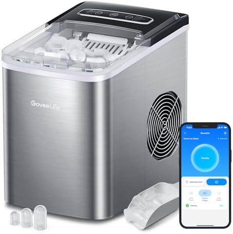 Amazon.com: KUPPET Portable Ice Maker Countertop with 26lbs Daily ...