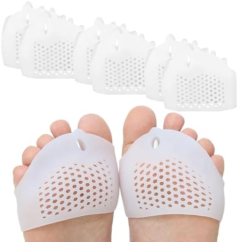 Amazon.com: 3 Pairs Toe Separators Metatarsal Pads & Ball of Foot ...