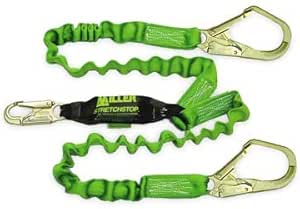 Miller Fall Protection - 6 Foot Shock Absorbing Lanyard With Large ...