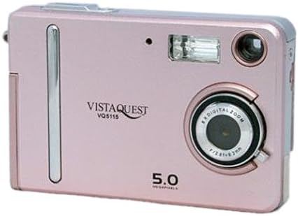 Amazon.com : VistaQuest VQ5115P 5 Megapixel Digital Camera (Pink ...