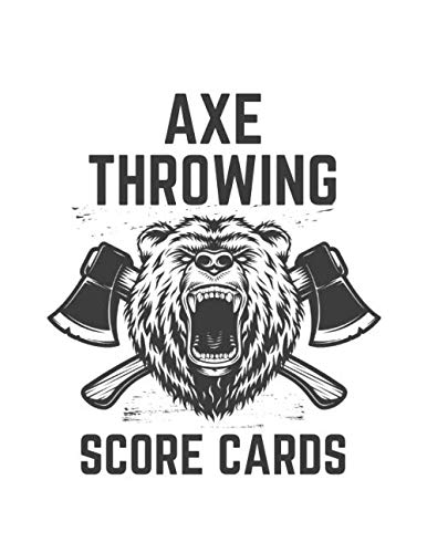 AXE Throwing Score Cards: Gift Idea for Axe enthusiasts. Score Sheets ...