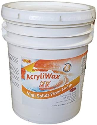 Amazon.com: Acryliwax 25 High Solids & High Gloss Commercial Floor Wax ...