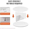 Amazon.com: VEVOR 6 Tiers Rotating Shoe Rack Tower, 360°Spinning Shoe ...