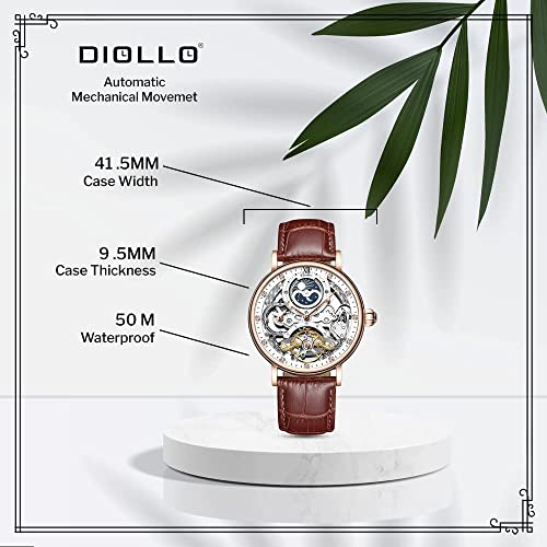 Buy DIOLLO Analog Mechanical Movement Luxury Automatic Men's Watch ...