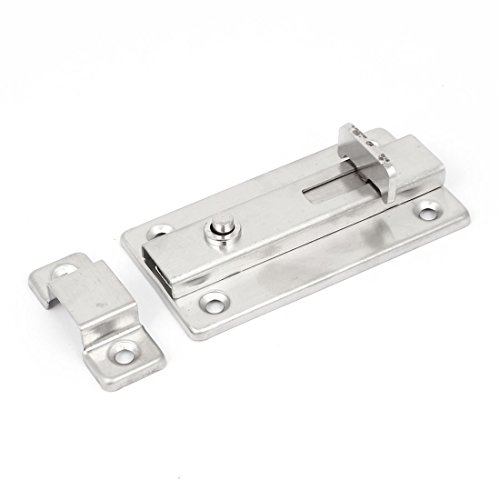 sourcingmap Door Bolt Sliding Lock Latch Stainless Steel Automatic ...