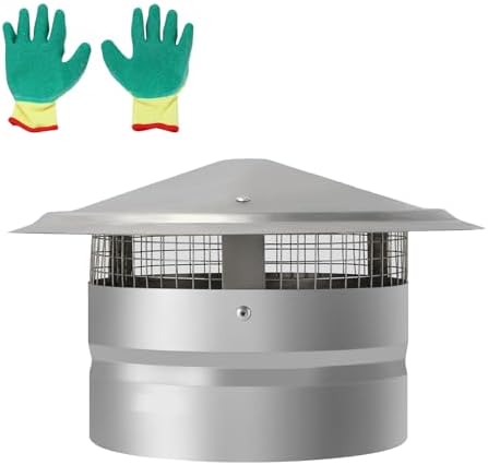 Amazon.com: BEWAVE 8" Chimney Cap, Chimney Cover with Screen Adjustable ...