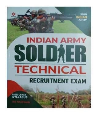 Buy Indian Army Soldier Technical Recruitment Exam book In English Book Online at Low Prices in ...