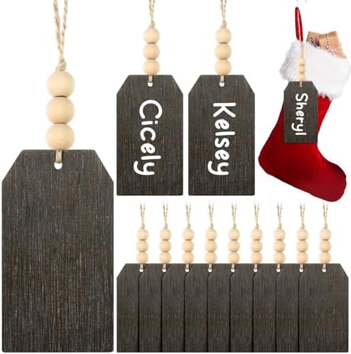 Amazon.com: Christmas Decorations-12PCS Christmas Stocking Name Tags ...