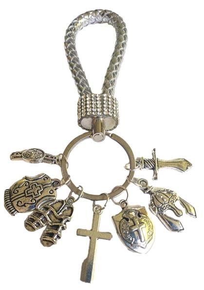 Amazon.com: Women's Handmade Christian Armor of God Keychain : Handmade ...