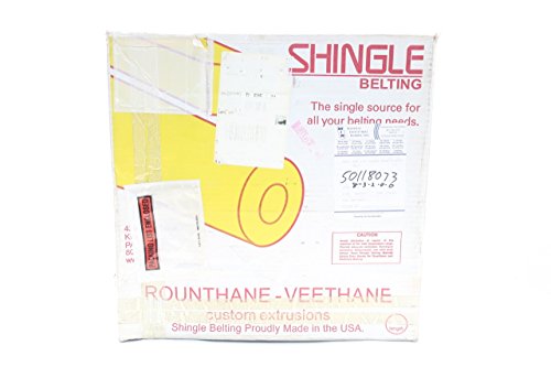SHINGLE BELTING 50118073 ROUNTHANE-VEETHANE 1/4IN X 70FT ORANGE BELT ...