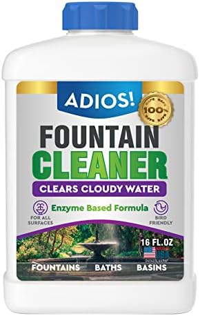 Amazon.com: Adios! Fountain Cleaner and Clarifier for Outdoor and ...