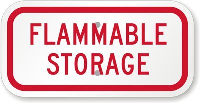 SmartSign “Flammable Storage” Sign | 6" x 12" 3M Engineer Grade ...