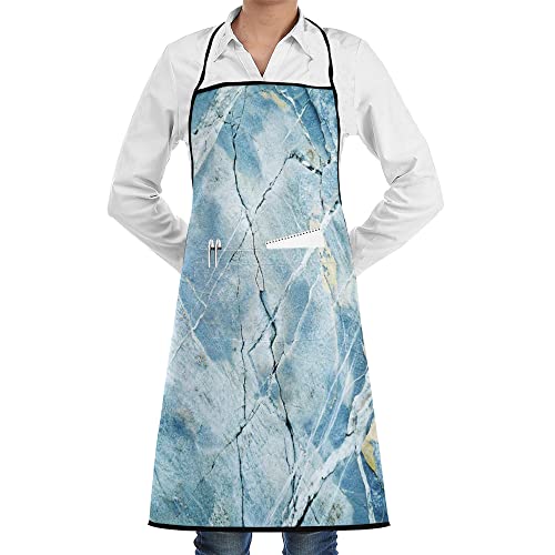 Marble Granite Stone Faded Rock Aprons for Women Men Kitchen Chef Apron ...