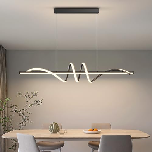 JODING Modern Pendant Lighting White LED Pendant Light for Contemporary ...