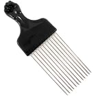 Amazon.com: Afro Hair Pick w/ Black Fist and Comb Set- Metal African ...