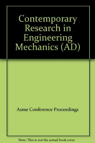 Amazon.com: Contemporary research in engineering mechanics: Presented ...