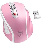 Amazon.com: HOTWEEMS Wireless Mouse, D-09 Computer Mouse USB Cordless ...