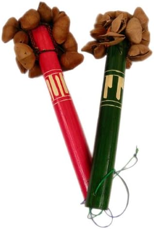 Amazon.com: Sanyork Fair Trade Two Amazon Seed Rattles Shaman Musical ...