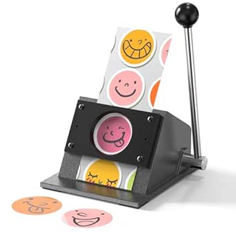Amazon.com : MAKEASY 2.28" Circle Punch, Round Paper Cutter for Button ...