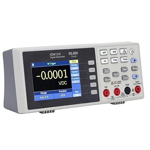 Mini Desktop Digital Multimeter, 55000 Counts Portable 3.5 Inch LCD ...