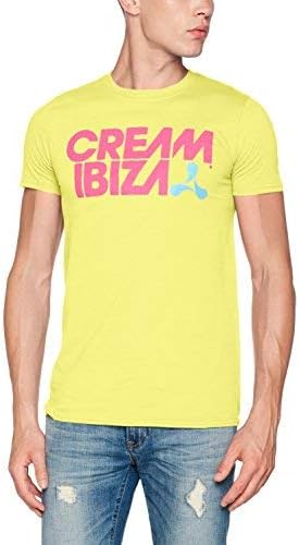 Creamfields Men's Cream Ibiza Regular Fit Crew Neck Short Sleeve T ...