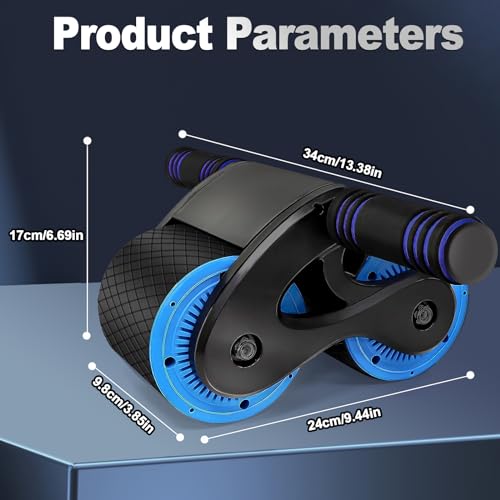 Automatic Rebound Abdominal Wheel,Abs Roller Exercise Wheel with Thick ...