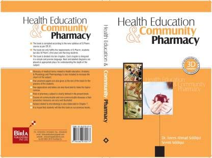 HEALTH EDUCATION & COMMUNITY PHARMACY: Amazon.co.uk: 9788186270578: Books