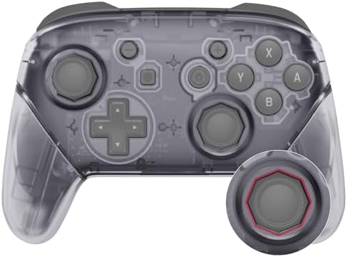 Amazon.com: eXtremeRate Clear Atomic Puple Faceplate Backplate Handles ...