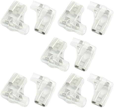 uxcell 10 Pcs 6.3mm Right Angle L Type Crimp Terminal Spade Connector W ...