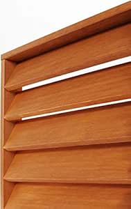 Amazon.co.jp: Custom Louver Fence Takumi (Blinder) Teak Color / Wood ...