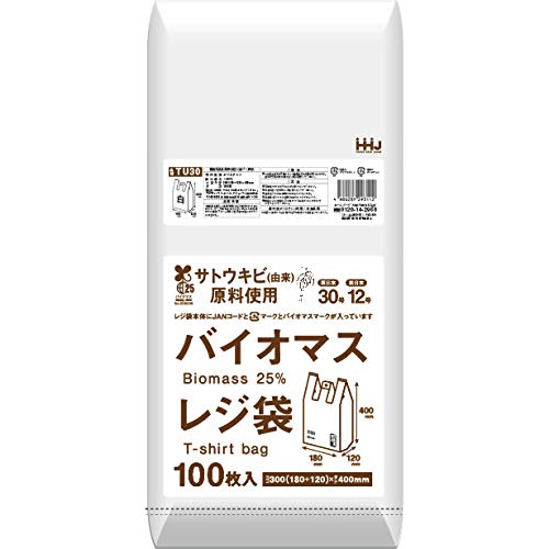 【個人宅配送可】バイオマスレジ袋　半透明　TZ30(西日本30号、東日本12号)　100枚×60冊(6000枚)【取り寄せ商品・即納不可・代引き不可・返品不可】 Amazon.co.jp: バイオマスレジ袋 半透明 TZ30 【西日本30号、東日本12
