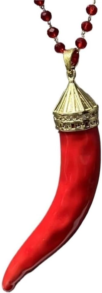 Amazon.com: Italian Horn Necklace for Women Men, Italian Luck Charm ...