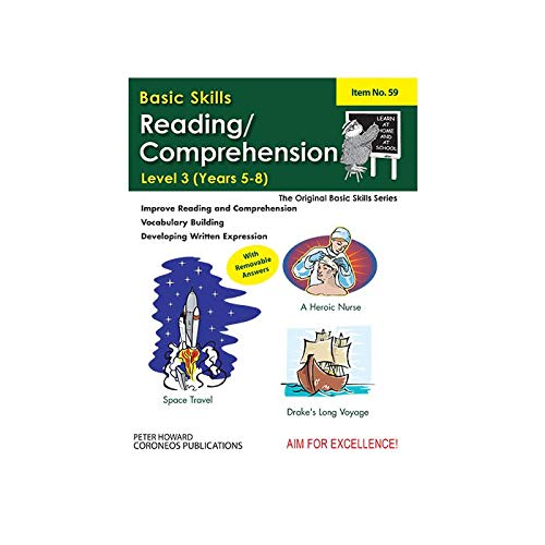 Basic Skills - Reading/Comprehension - Level 3 (Dark Grey/Black/White ...