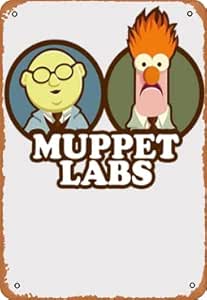 Amazon.com: Metal Vintage Tin Sign Muppet Labs Beaker Meep Dr Bunsen ...