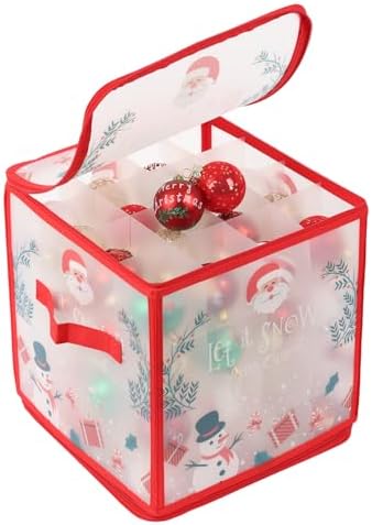 EDWENE Storage Box for Christmas Baubles, Christmas Baubles Storage, 64 ...