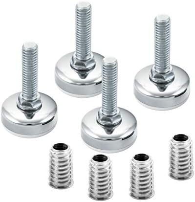 Amazon.com: POWERTEC 71189 Furniture Leveler, Adjustable Leveling Feet ...