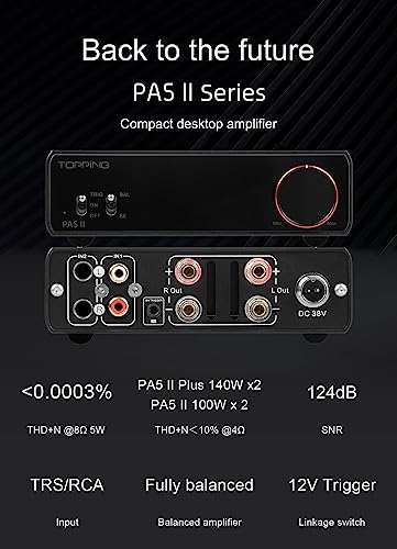Snapklik.com : Topping PA5 II Power Amplifier 100W X 2 Class D Fully ...