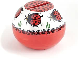 Amazon.com: Clay and Paint Money Bank-Lady Bug "Here's Mud in your Eye ...