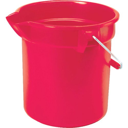 Amazon.com: Rubbermaid Commercial 10 Qt Round Bucket, Red (FG296300RED ...