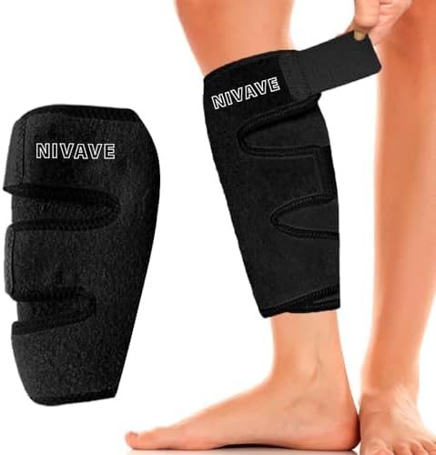 Buy Nivave Neoprene Calf Support Brace, Shin Splint Compression, Lower ...
