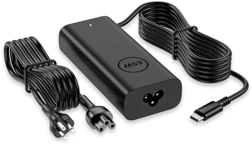Amazon.com: Replacement for Dell 65W 45W USB C Slim Laptop Charger ...